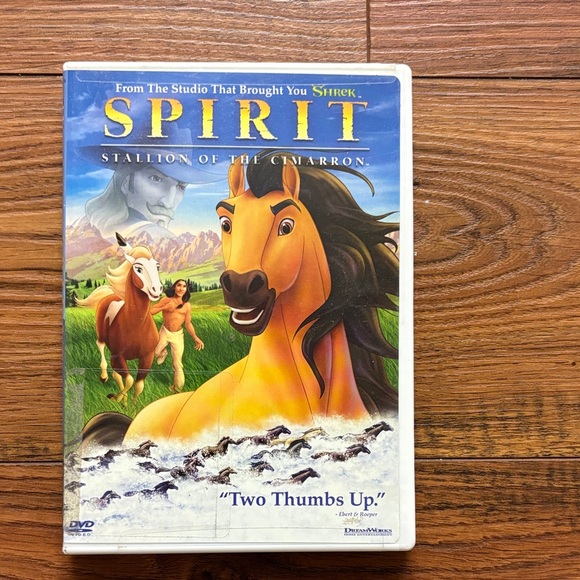 Dreamworks | Media | Dreamworks Spirit Dvd With Vibrant Yellow And ...